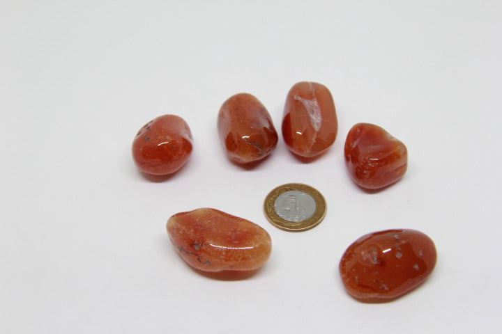 Cornalina Rolada 3 a 3,5cm M - HELENA CRISTAIS