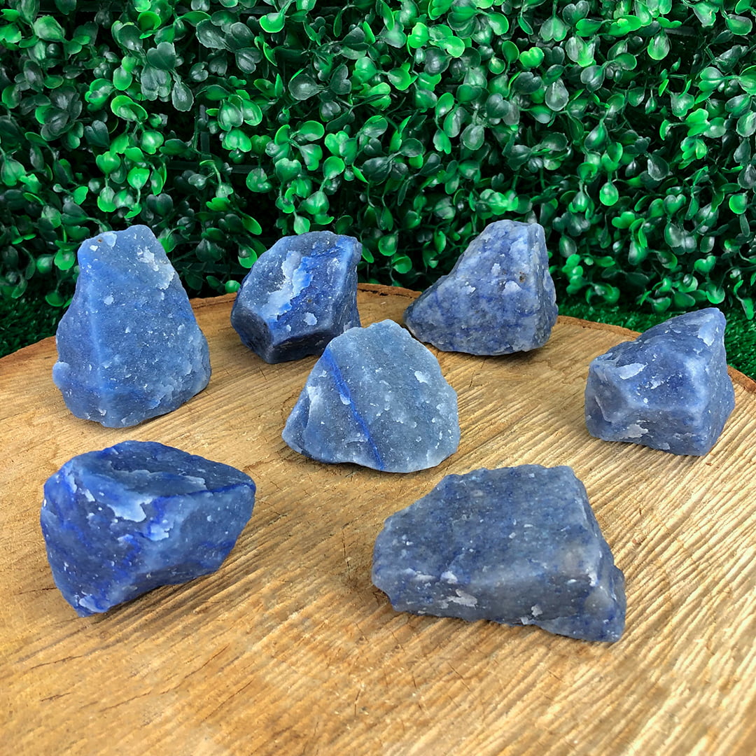 PEDRA QUARTZO AZUL 70a100g, COMPRE AGORA