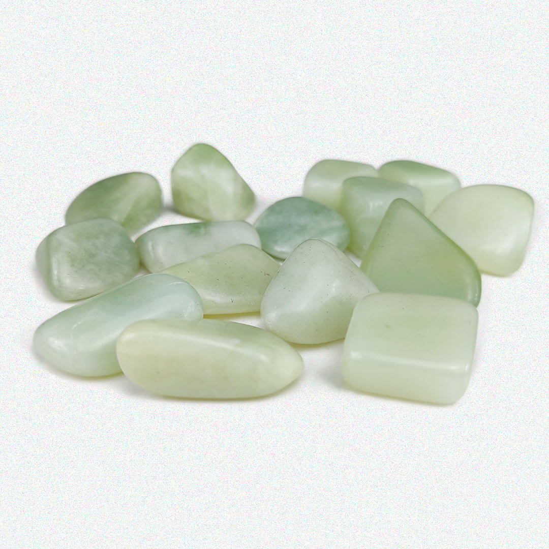 Pedra Jade Novo Rolada 3×3,5cm - HELENA CRISTAIS